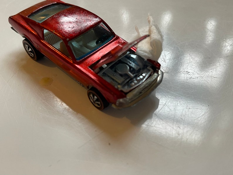 Hot Wheels Redline Custom Mustang Red- Hk Excellent - Etsy