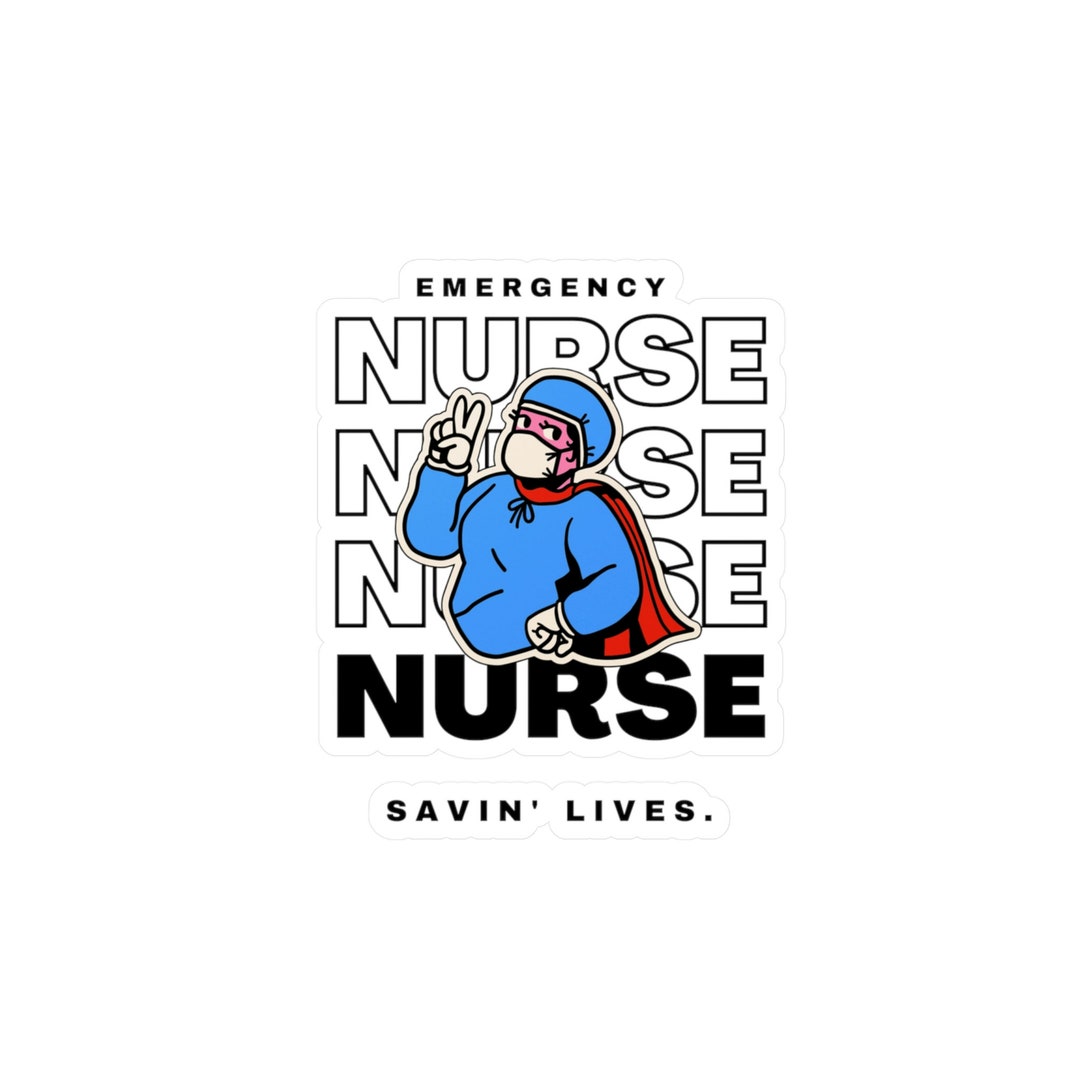 Emergency Nurse Stickers, Nurse Stickers, Gift for Nurses, Nurse Gifts ...