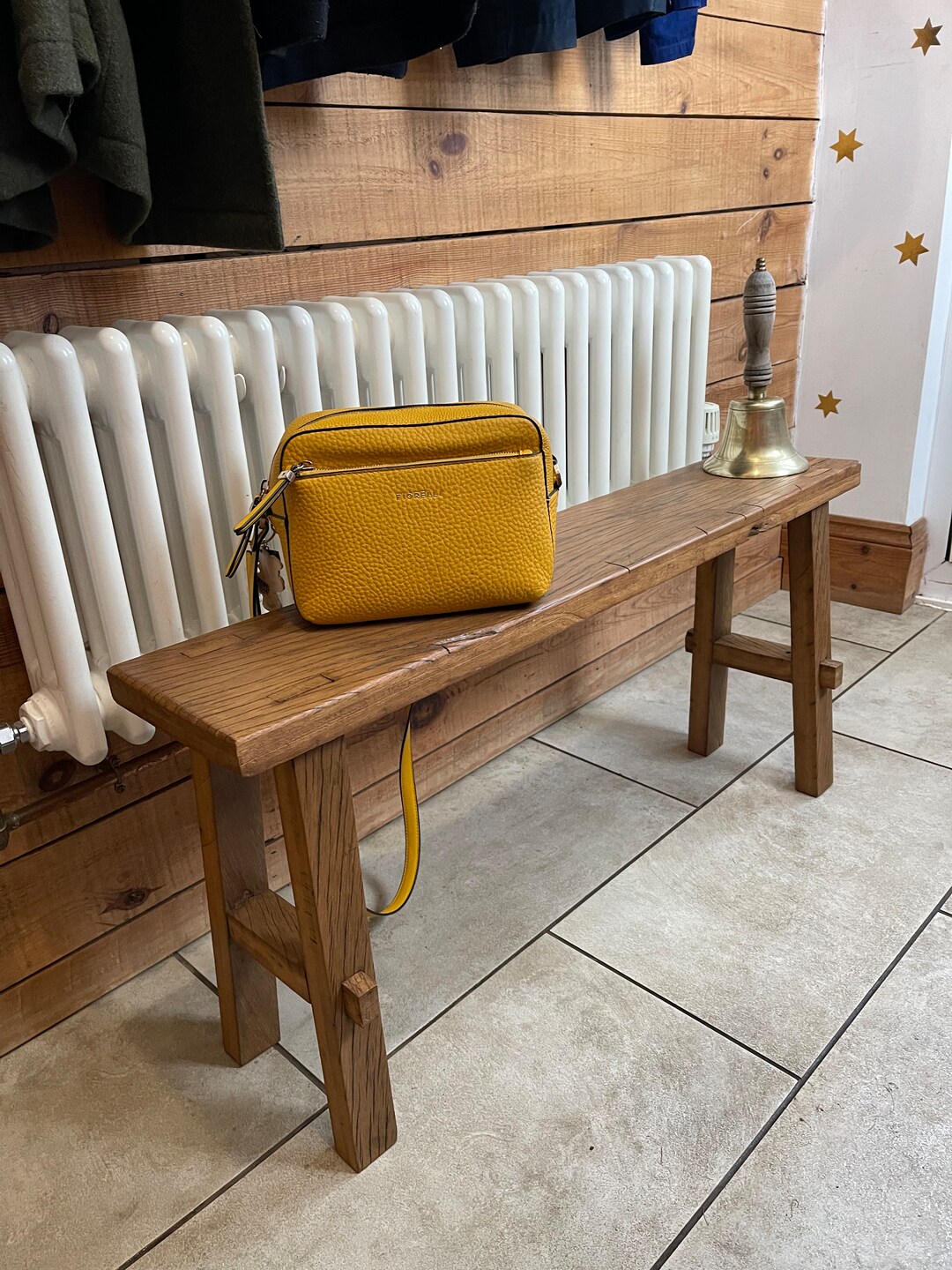 Reclaimed Solid Wood Bench - Etsy
