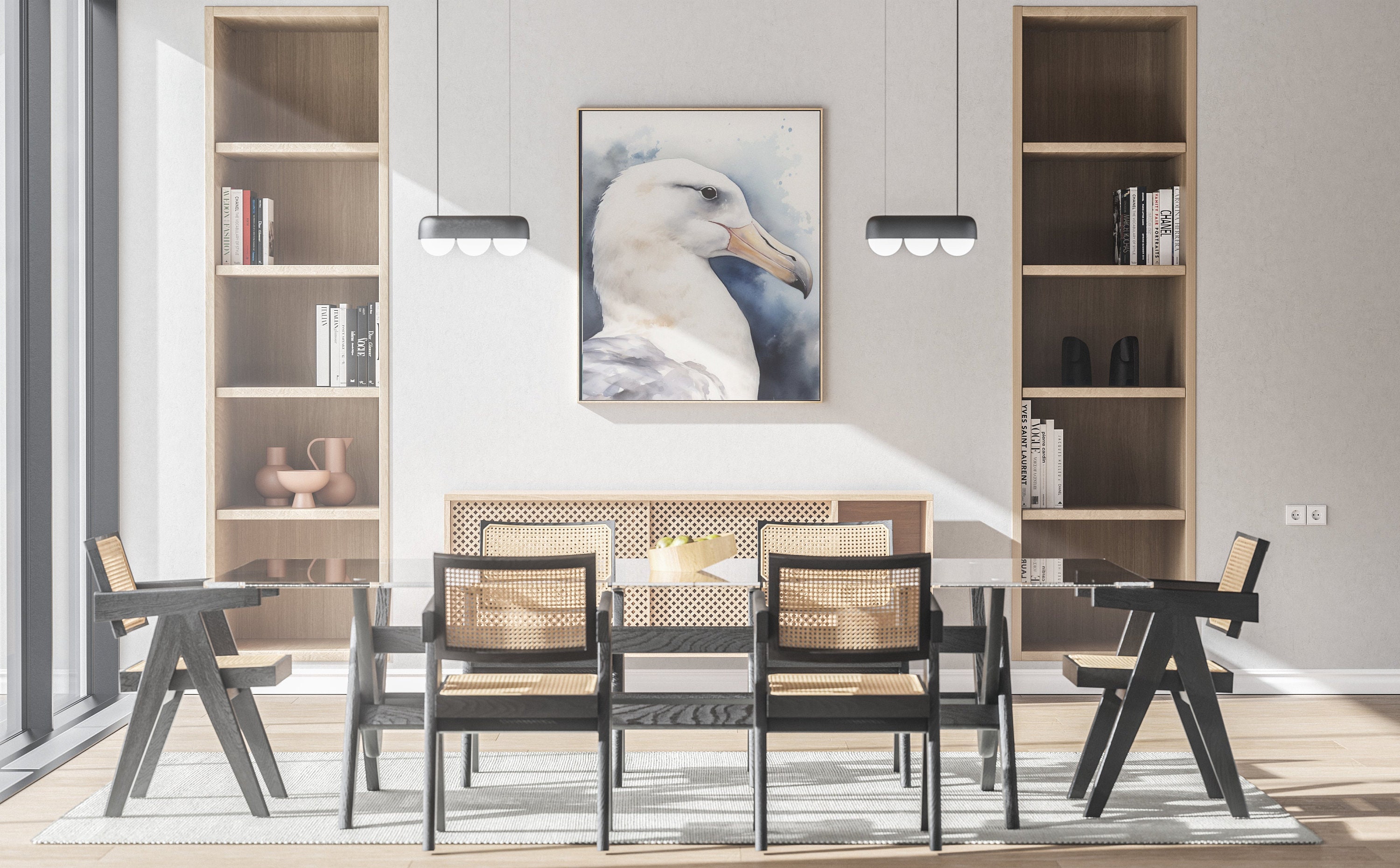 Watercolour Albatross Wall Art || Digital Print, Painting, Wildlife ...