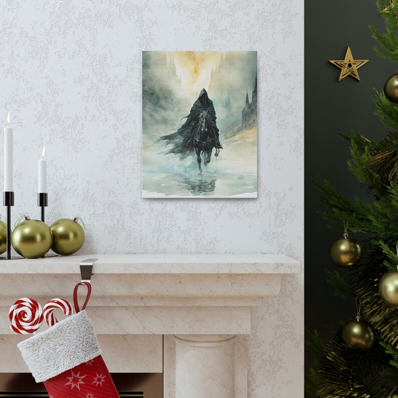 Watercolour Nazgûl Ring-wraith Wall Art || Canvas Print, Painting, Lord ...