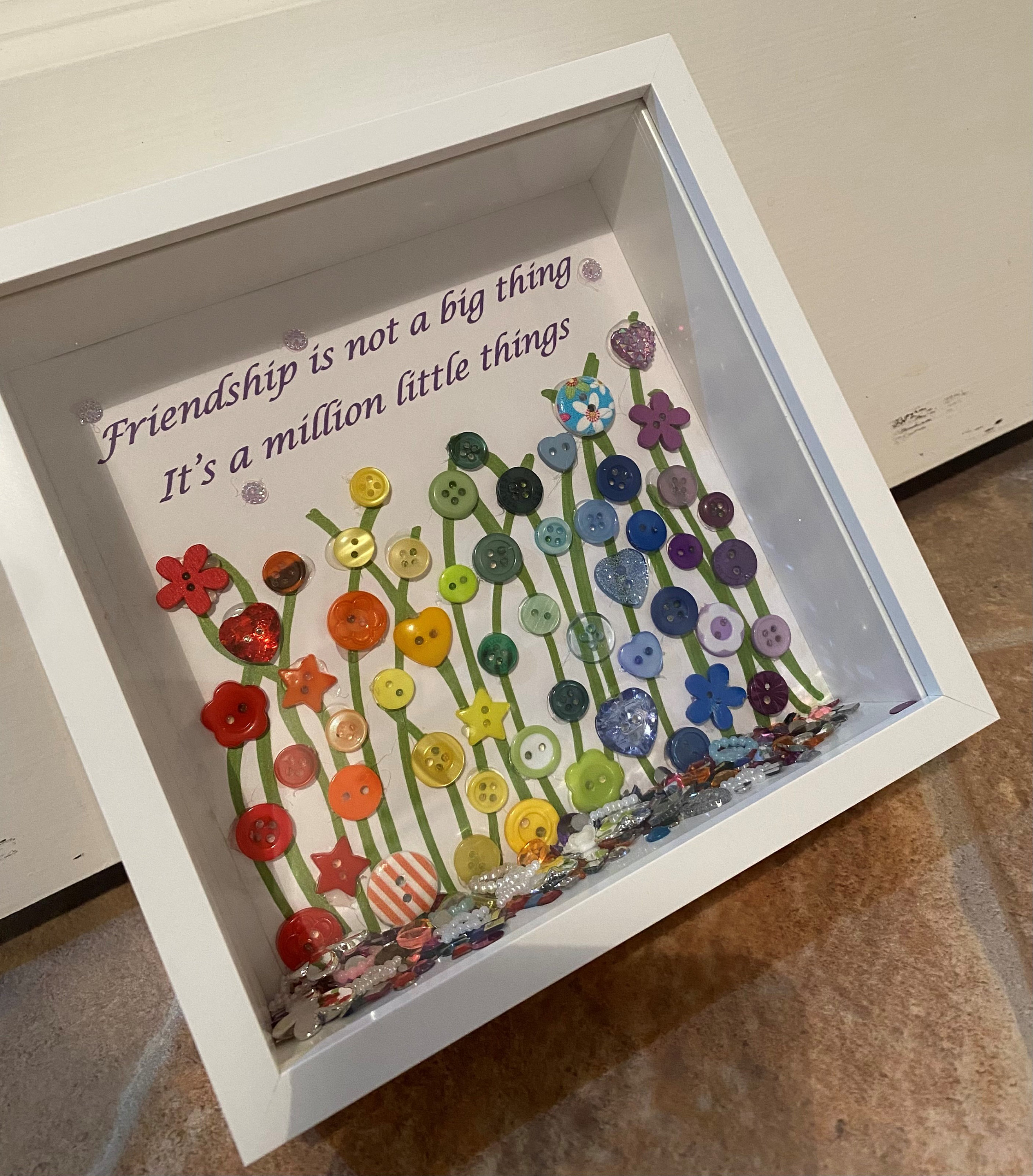 Friendship Button Art - Etsy