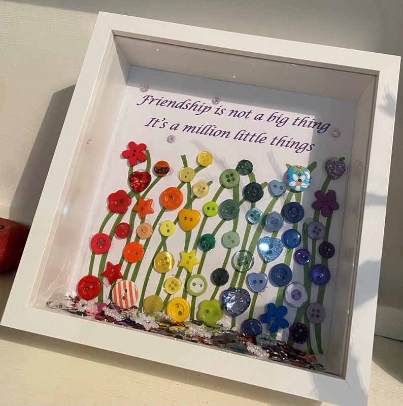 Friendship Button Art - Etsy