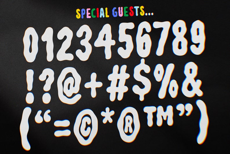 Wacky Wavy! A Wiggly Display Font - Etsy