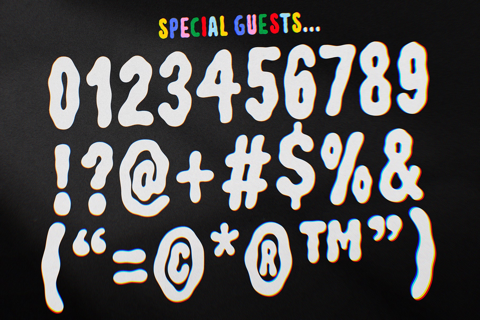 Wacky Wavy! A Wiggly Display Font - Etsy