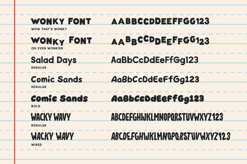 Super Happy Good Time! Font Bundle - Etsy