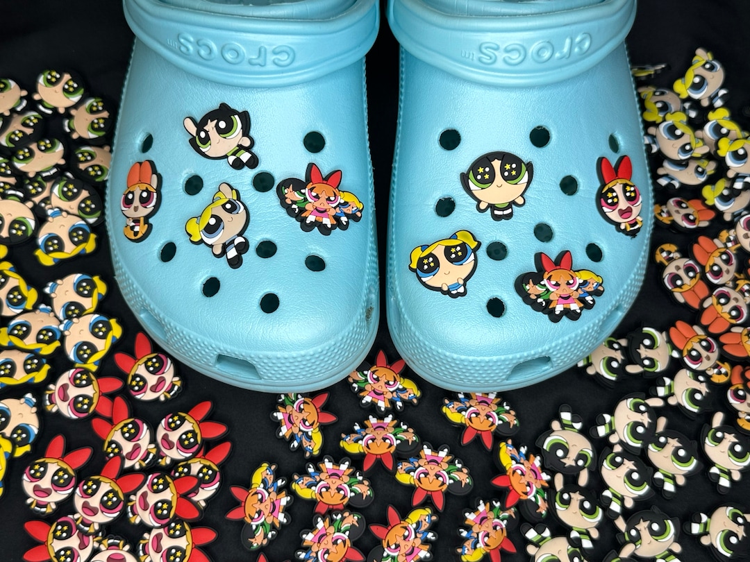 Powerpuff Girls Croc Charms - Etsy UK