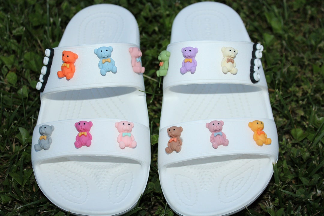 Teddy Bear Croc Charms - Etsy