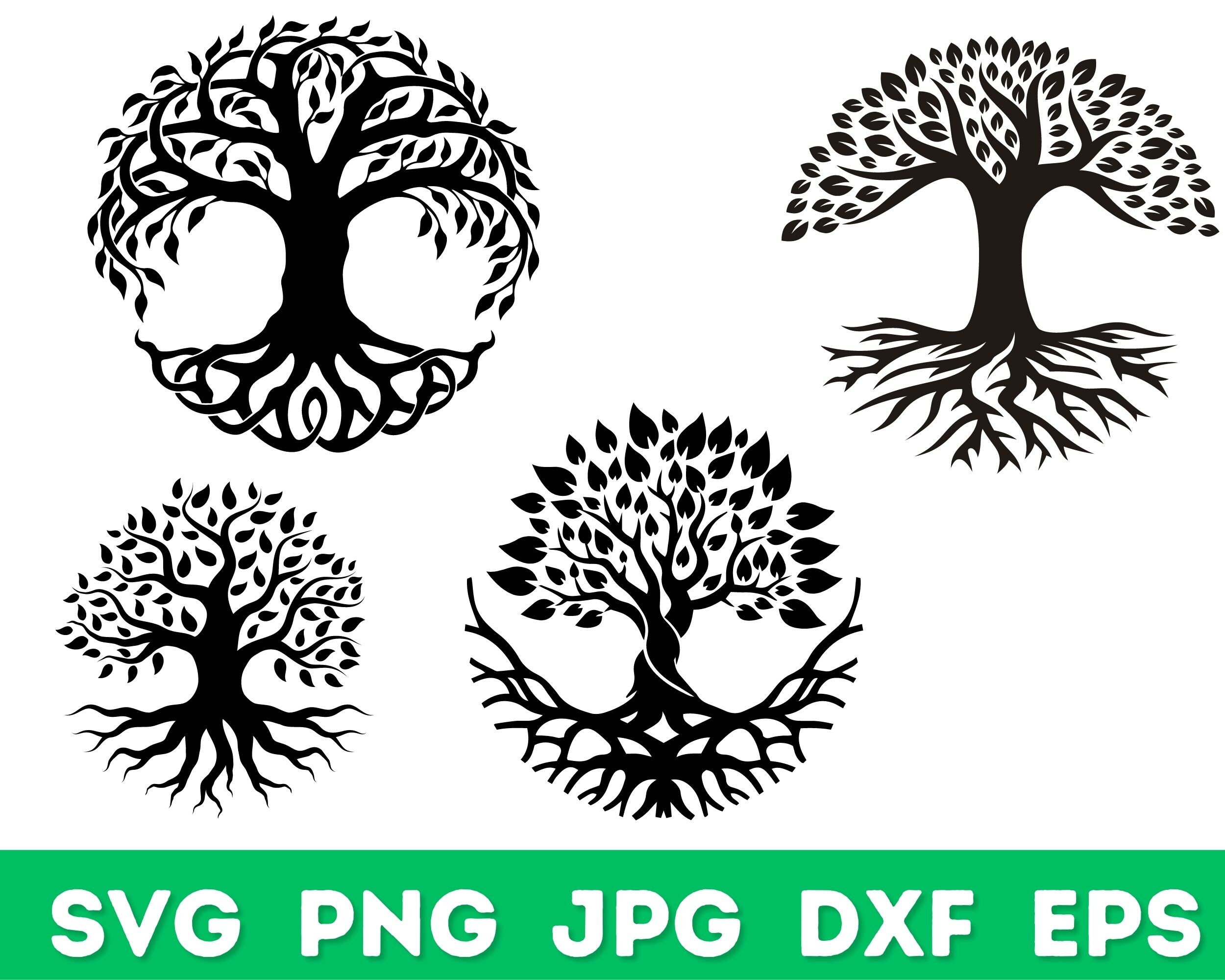 Tree Svg Trees Svg Tree of Life Svg Tree Clipart Svg Files - Etsy UK