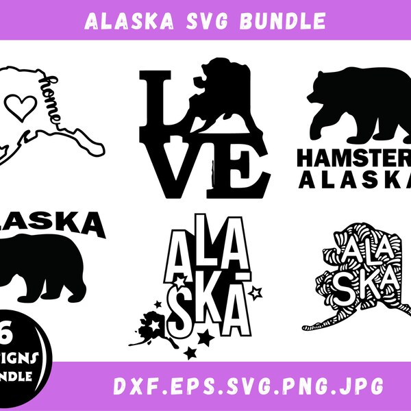 Alaska Svg - Etsy