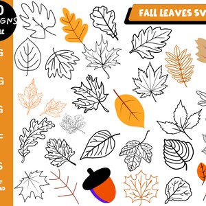 Fall Leaves Svg, Fall Svg, Thanksgiving Svg, Hello Fall Svg, Fall Leaf ...