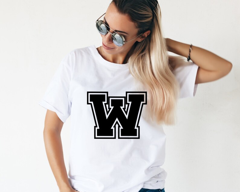 Varsity Fonts Svg Bundle, Split Alphabet Svg, Svg for Shirts, Sports ...