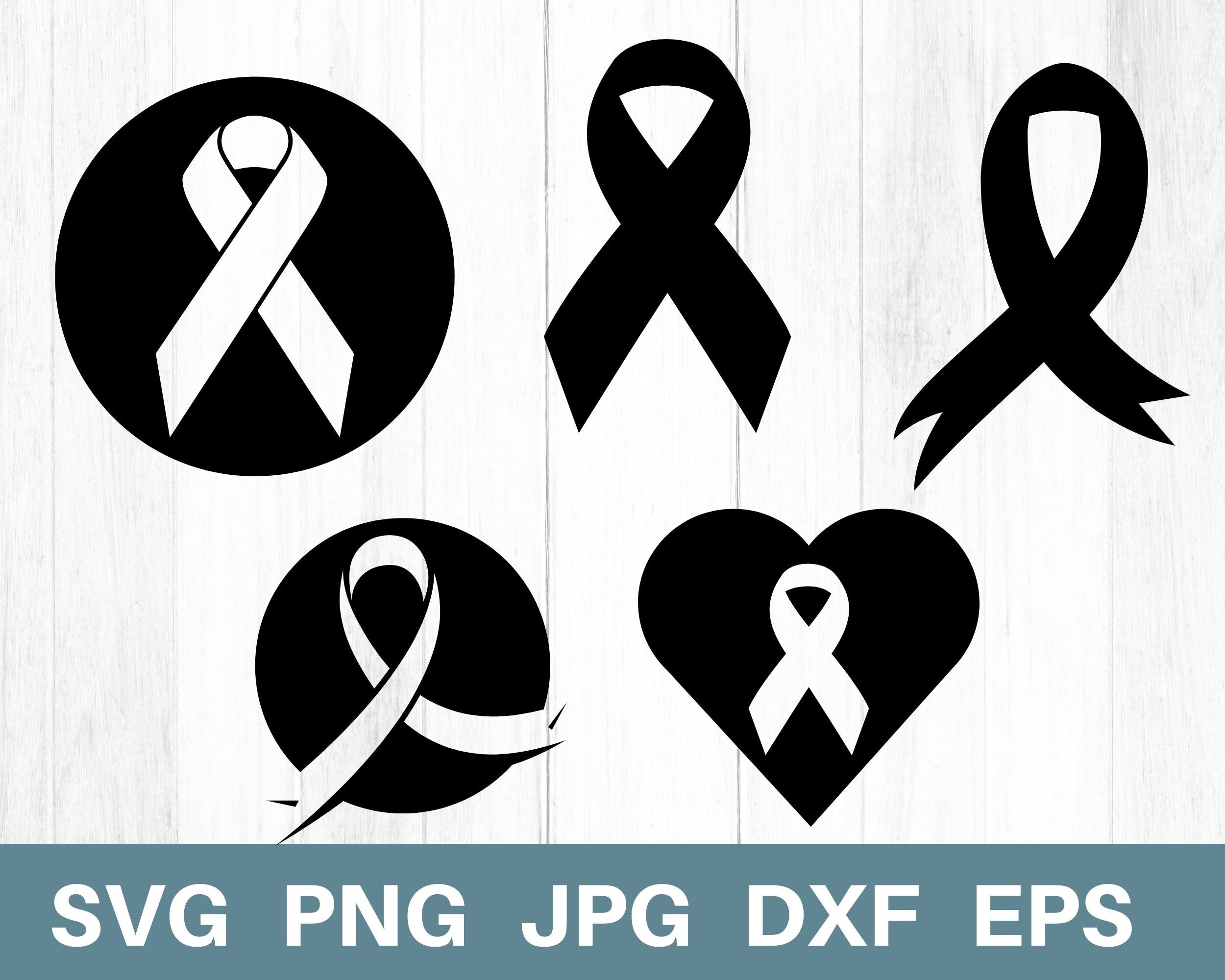 Cancer Ribbon Svg Cancer Awareness Svg Breast Cancer Svg - Etsy