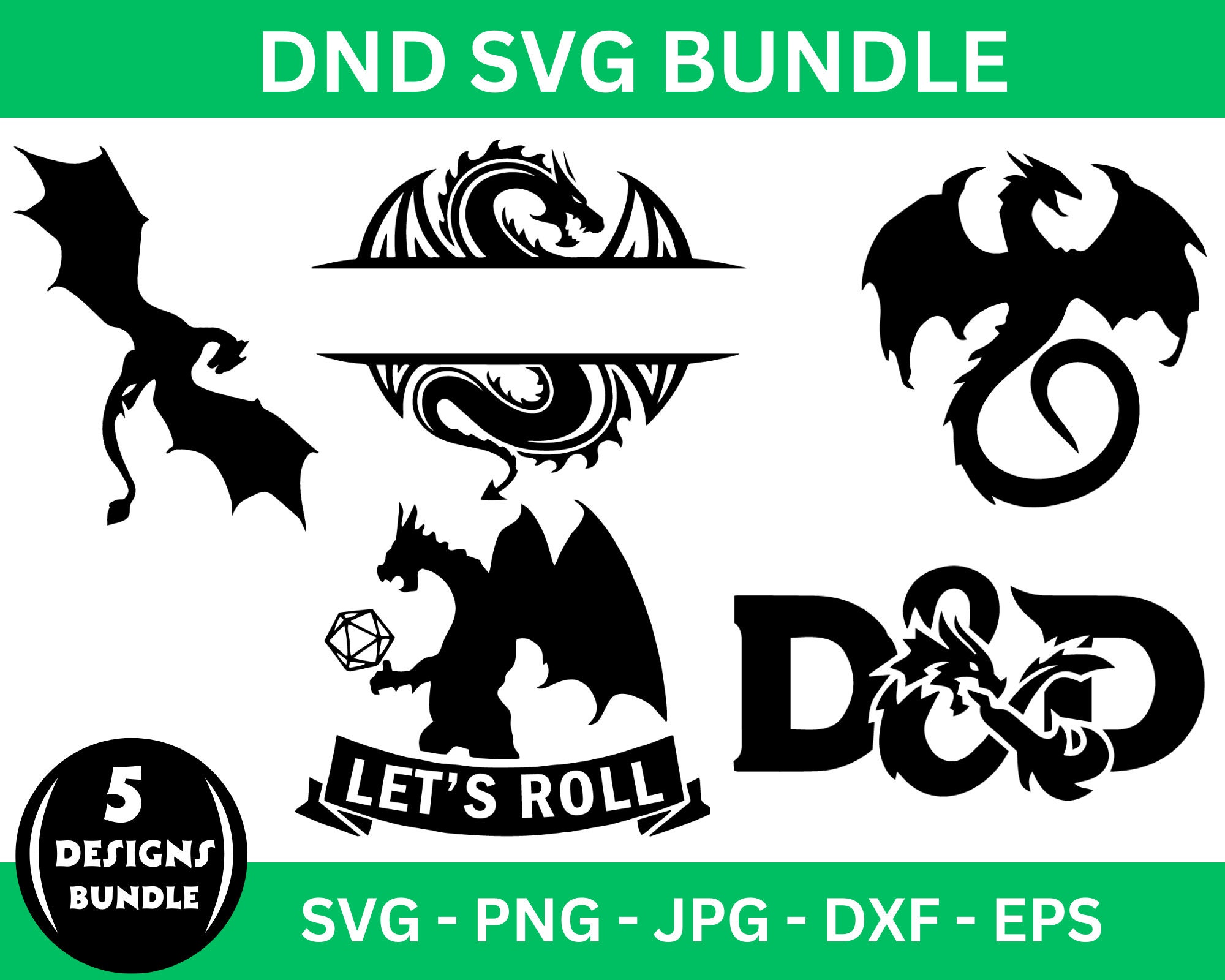 Dnd Svg Png Bundle Dragon Svg Dnd Svg Svg for Shirts Dnd - Etsy UK