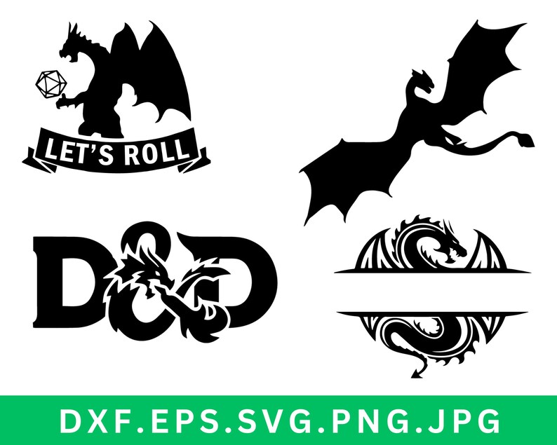 Dnd Svg Png Bundle Dragon Svg Dnd Svg Svg for Shirts Dnd - Etsy UK