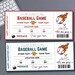Editable Baseball Game Surprise Ticket, Baseball Game Ticket, Sports ...