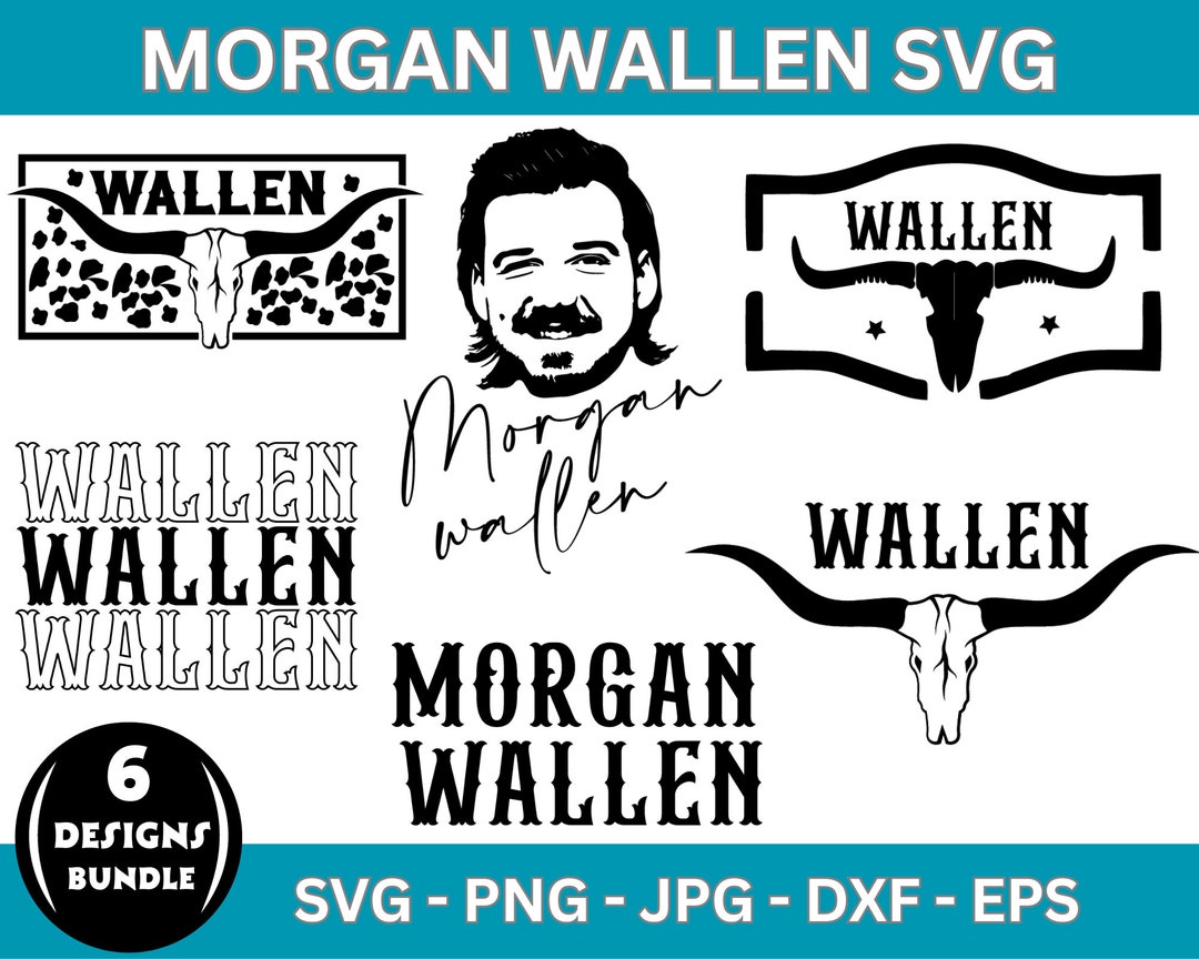Morgan Wallen Svg, Morgan Wallen Png, Archivos Svg para Cricut, Regalos ...