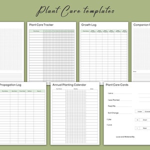 Garden Planner Printable, Garden Planner, Plant Planner, Garden Journal ...