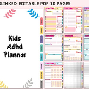 Kids ADHD Planner, ADHD Daily Planner, Adhd Planner Adult, ADHD Planner ...