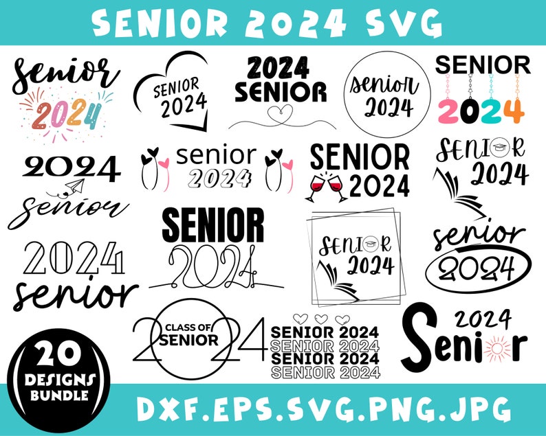 Senior 2024 Svg, Senior 2024 Png, Class of 2024 Svg, Senior 2024 Shirt ...
