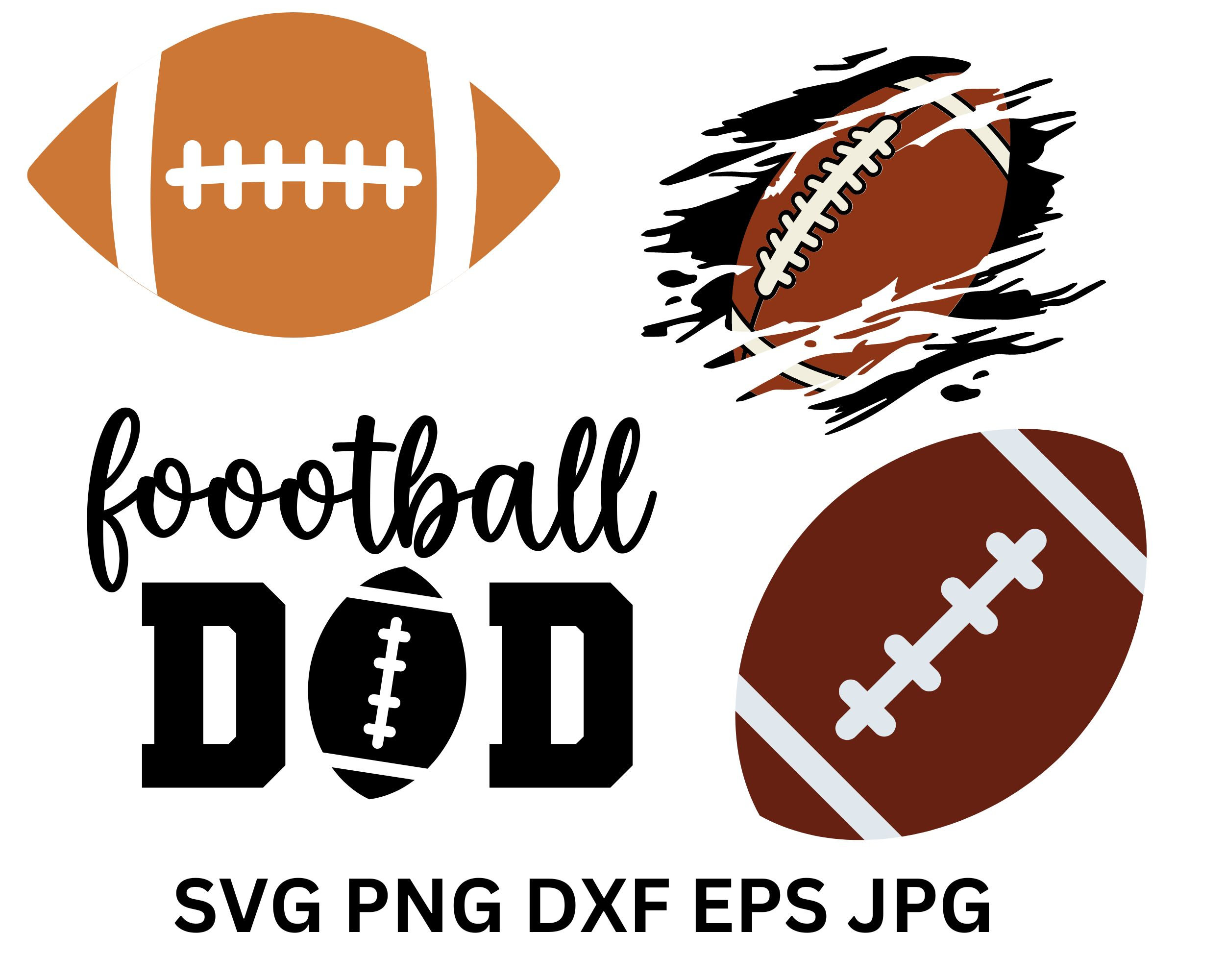 Football Svg Football Png Football Clipart Game Day Svg - Etsy
