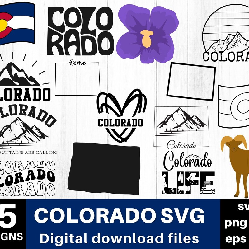 Colorado Svg - Etsy