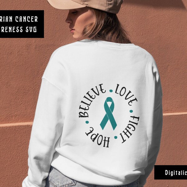 Ovarian Cancer Svg - Etsy