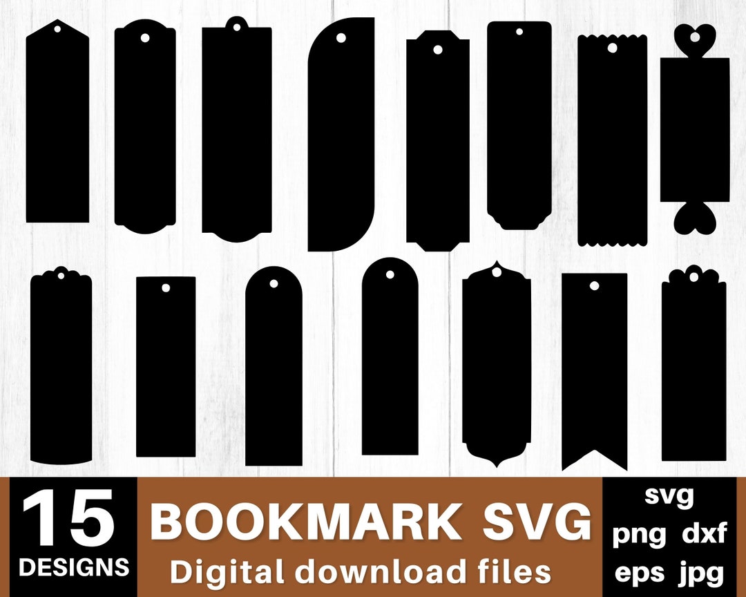 Bookmark Svg Bundle, Bookmark Png Bundle, Bookmark Dxf Bundle, Bookmark ...