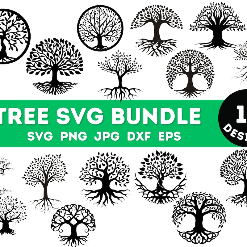 Tree Line Svg - Etsy