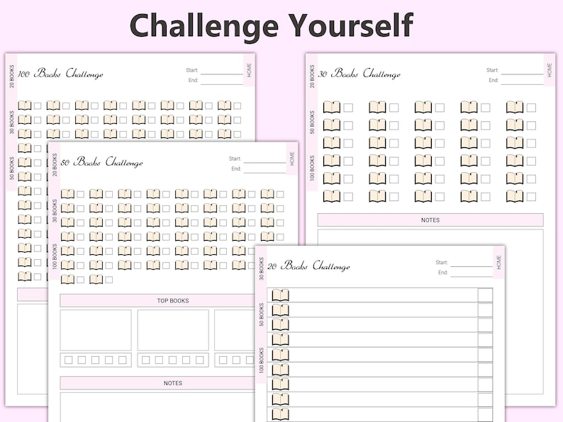 Reading Journal Template Reading Journal Printable Reading - Etsy