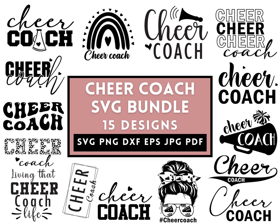 Cheer Coach Svg, Cheerleader Svg, Cheer Mom Svg, Cheer Svg, Cheer Coach ...
