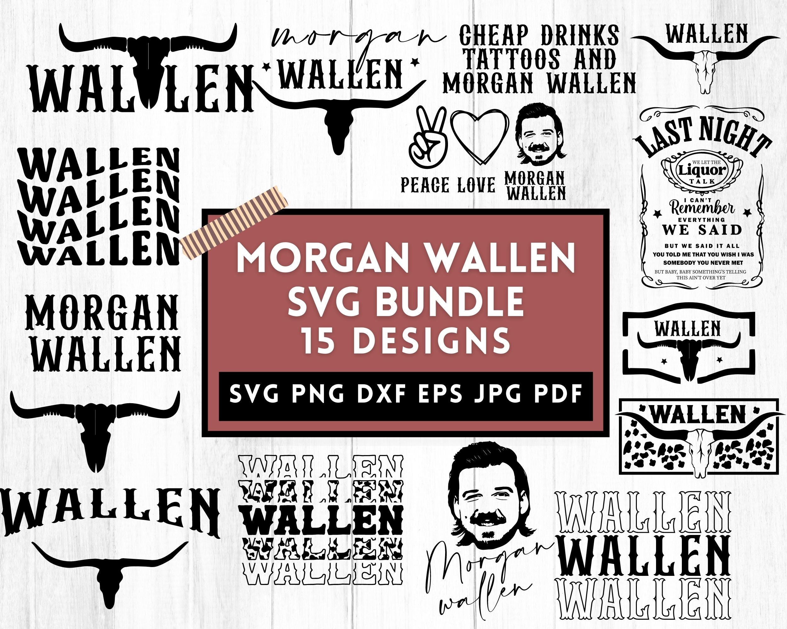 Morgan Wallen Svg Morgan Wallen Clipart Morgan Wallen Png Etsy Uk