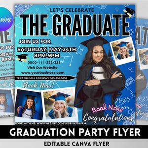 Graduation Party Flyer, Graduation Flyer, Graduation Party, Congrats to ...