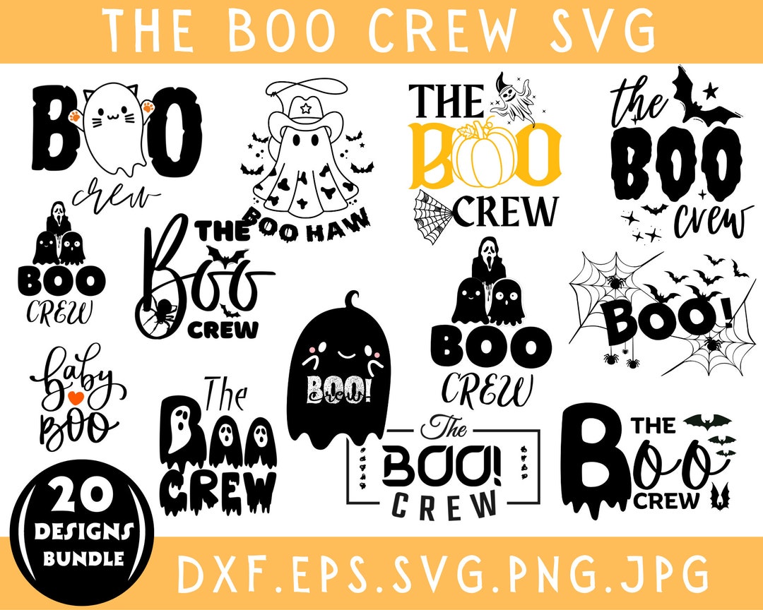 The Boo Crew Svg, Boo Crew Svg, Boo Boo Crew Svg, Kids Halloween Svg ...
