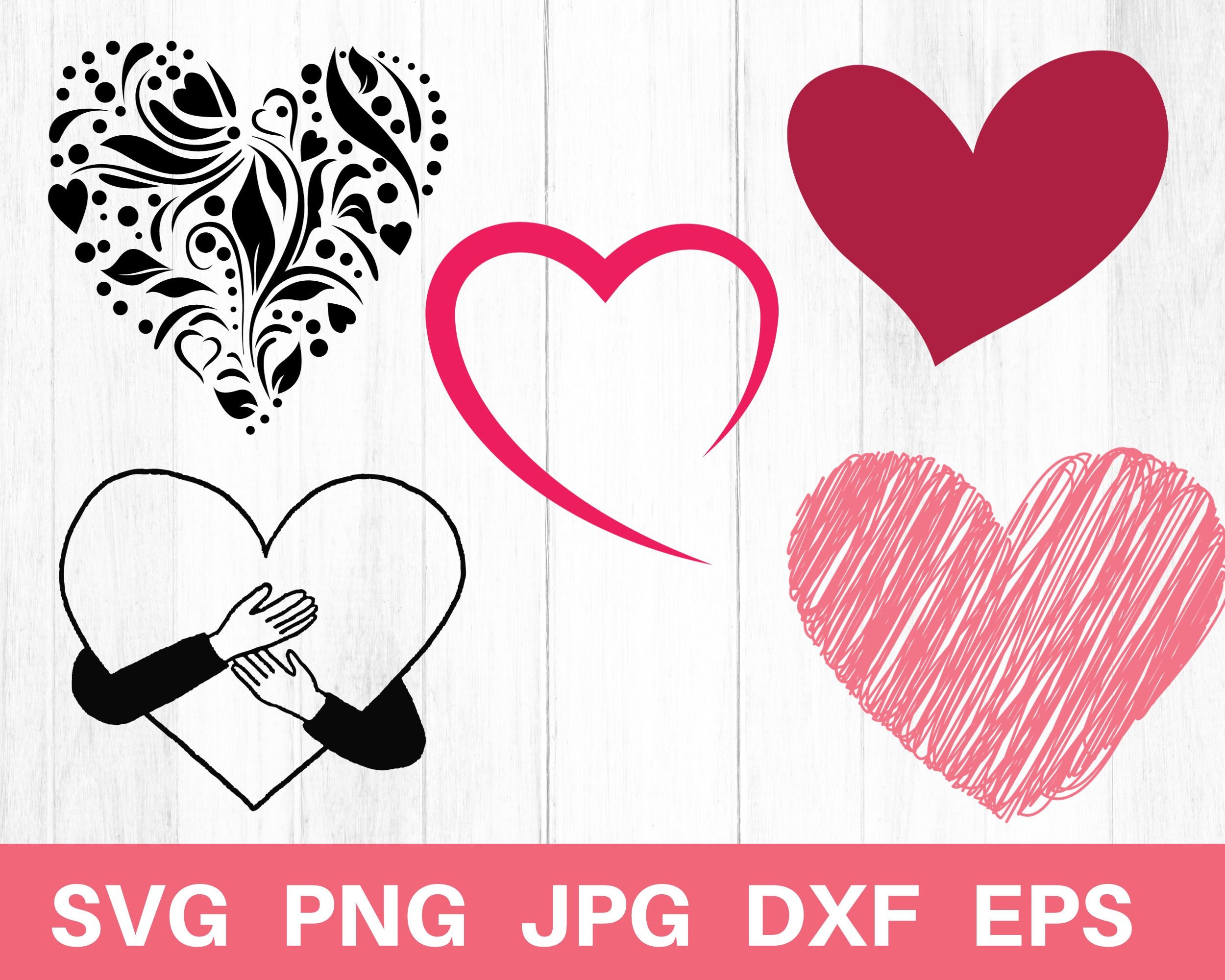 Heart Bundle Svg Heart Svg Love Svg Hearts Svg Heart - Etsy