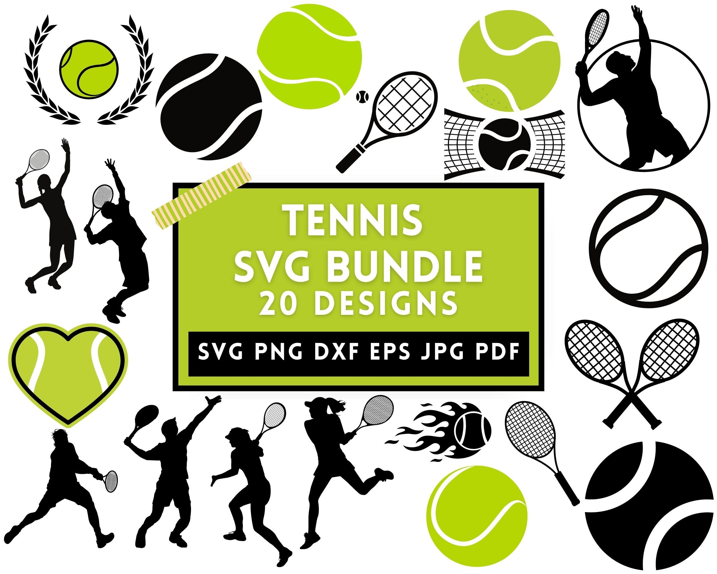 Tennis Svg Tennis Ball Svg Tennis Racket Svg Tennis Ball - Etsy