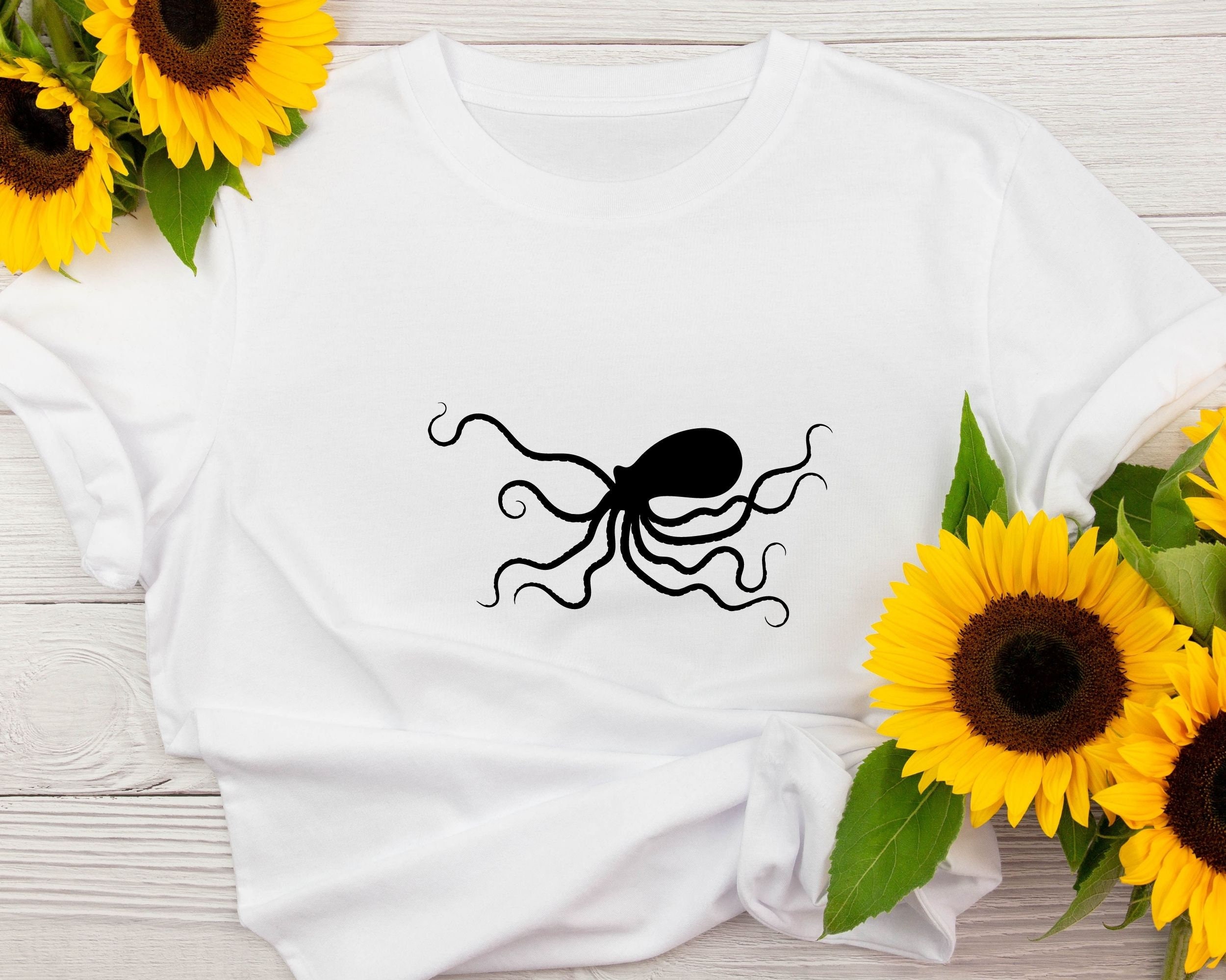 Octopus Svg Octopus Clipart Kraken Svg Tentacles Svg Ocean - Etsy