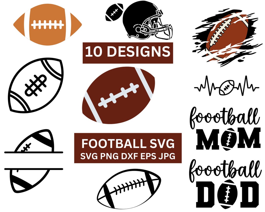 Football Svg Football Png Football Clipart Game Day Svg - Etsy