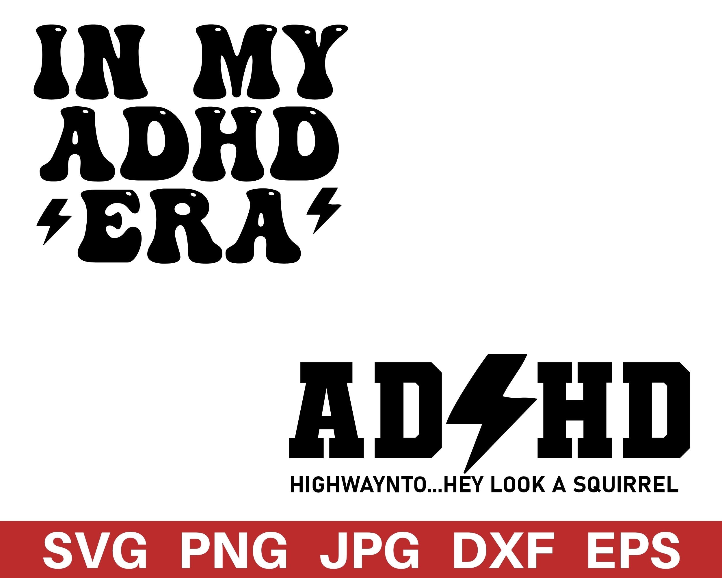 Paquete Adhd Svg,Adhd Png, Adhd Svg Png,Archivos SVG para Cricut, Svg ...