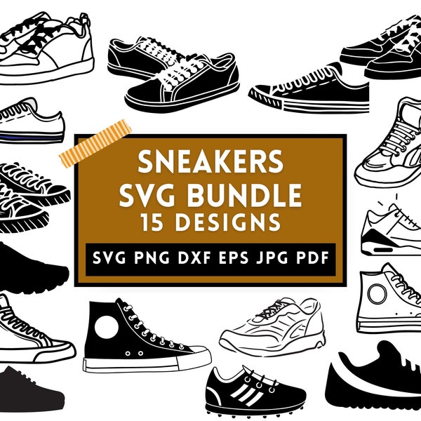 Sneaker Svg - Etsy
