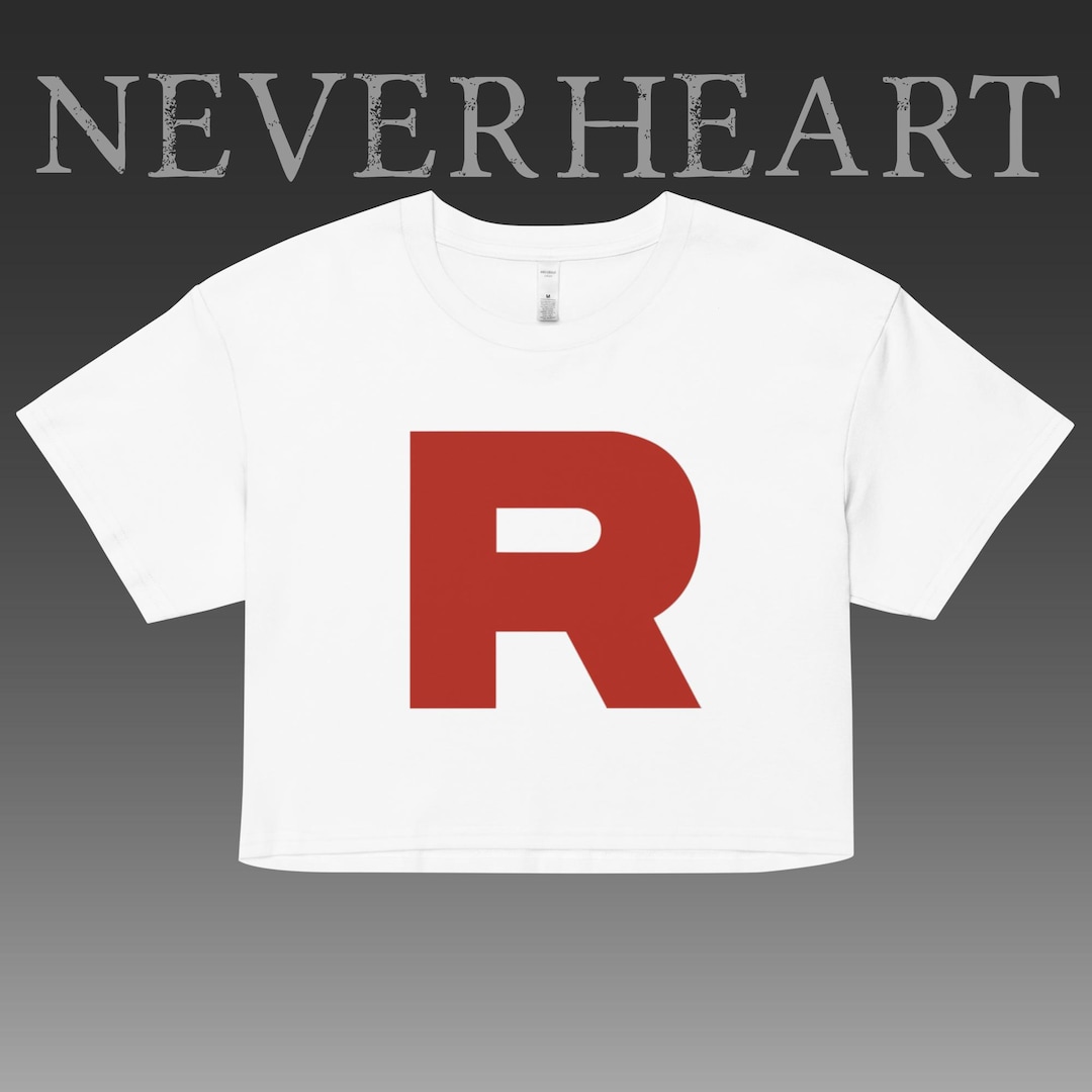 Team Rocket Inspired Crop Top, Anime Crop Top, Relaxed Fit Crop Top - Etsy