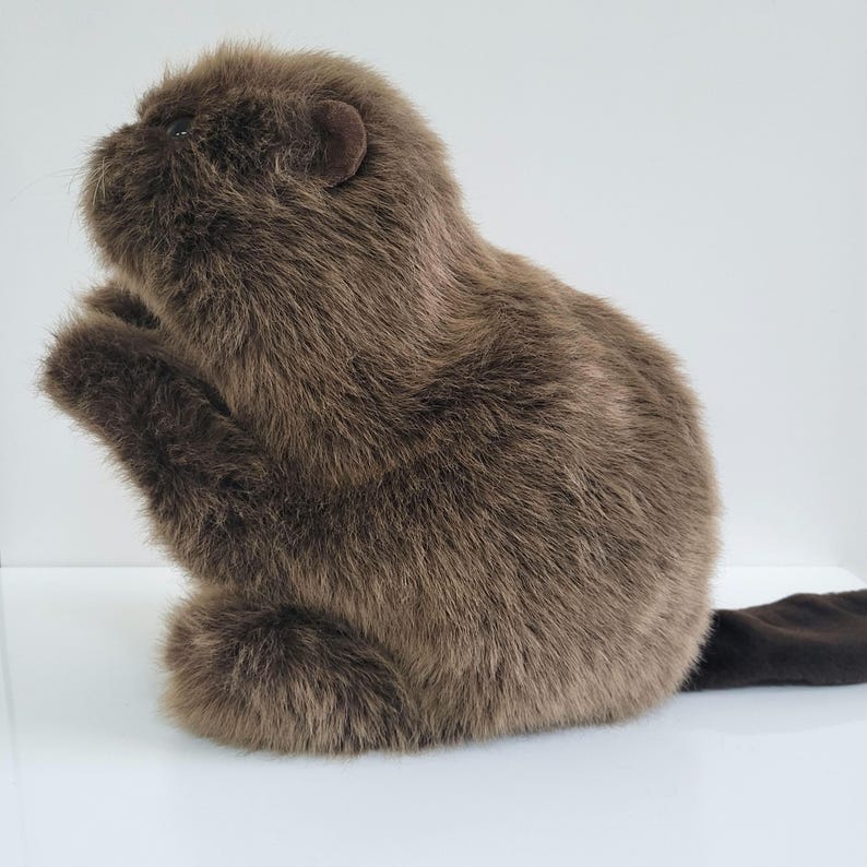 Rare Vintage Jungle Toys of London Beaver Stuffie: Handmade Plush ...