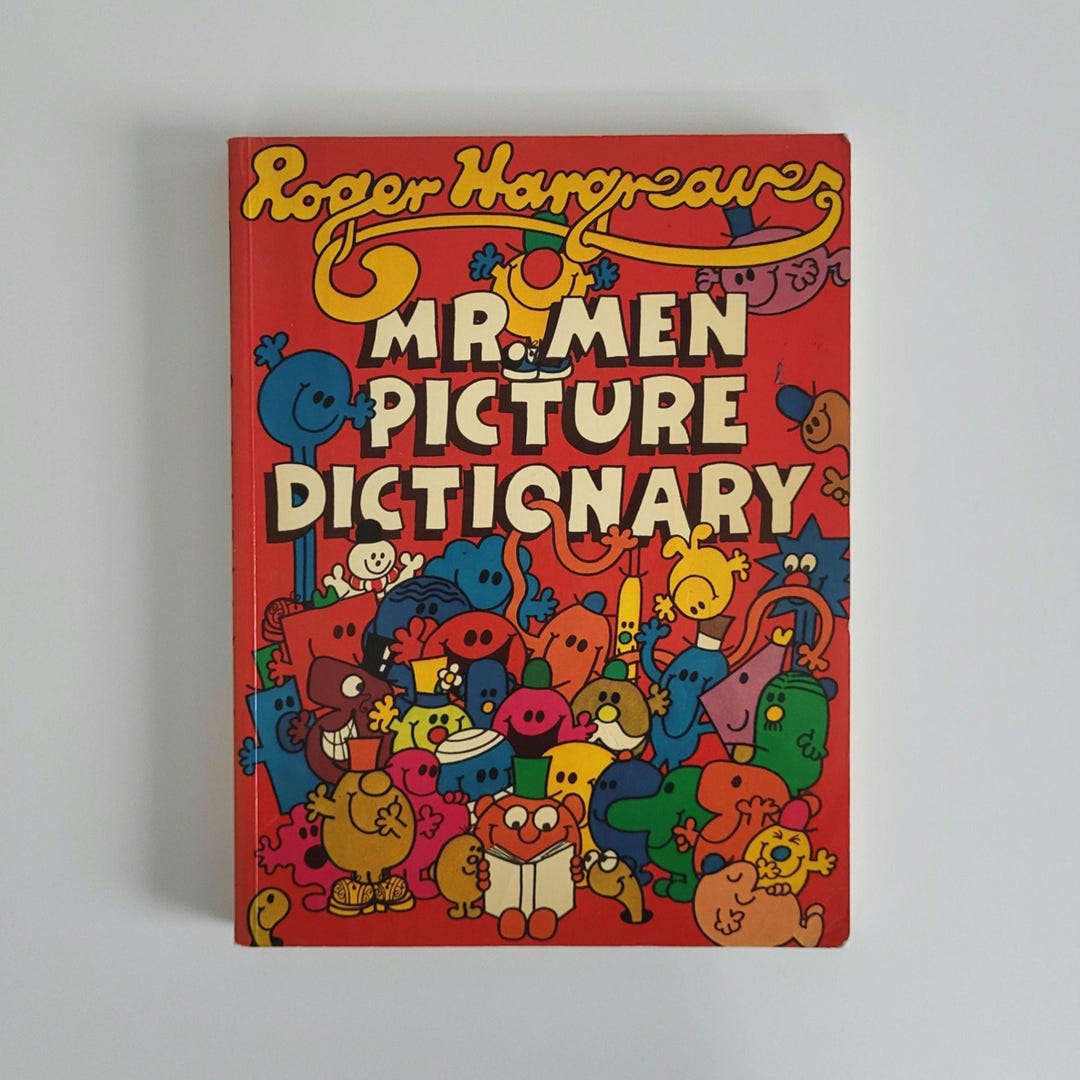 Mr Men Picture Dictionary by Roger Hargreaves PB 1981 | Collectible ...