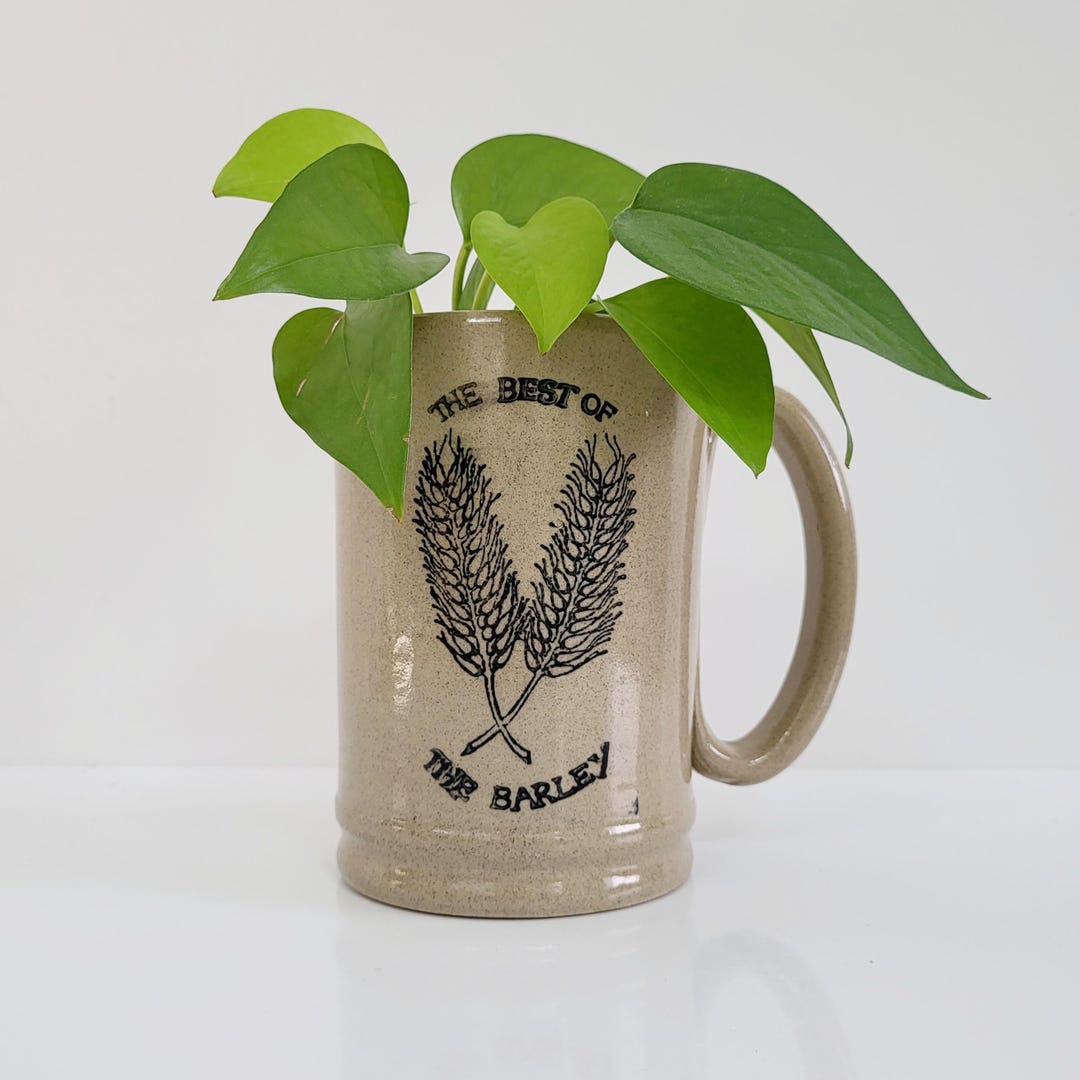 Stoneware Beer Stein Tankard | Moira Handmade Vintage Ale Mug Glazed ...