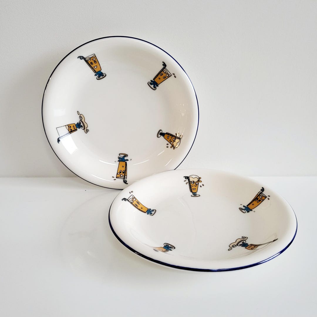 Deko Boko Friends Anime Ceramic Plates | Vintage Dekoboko Klinki Klunki ...