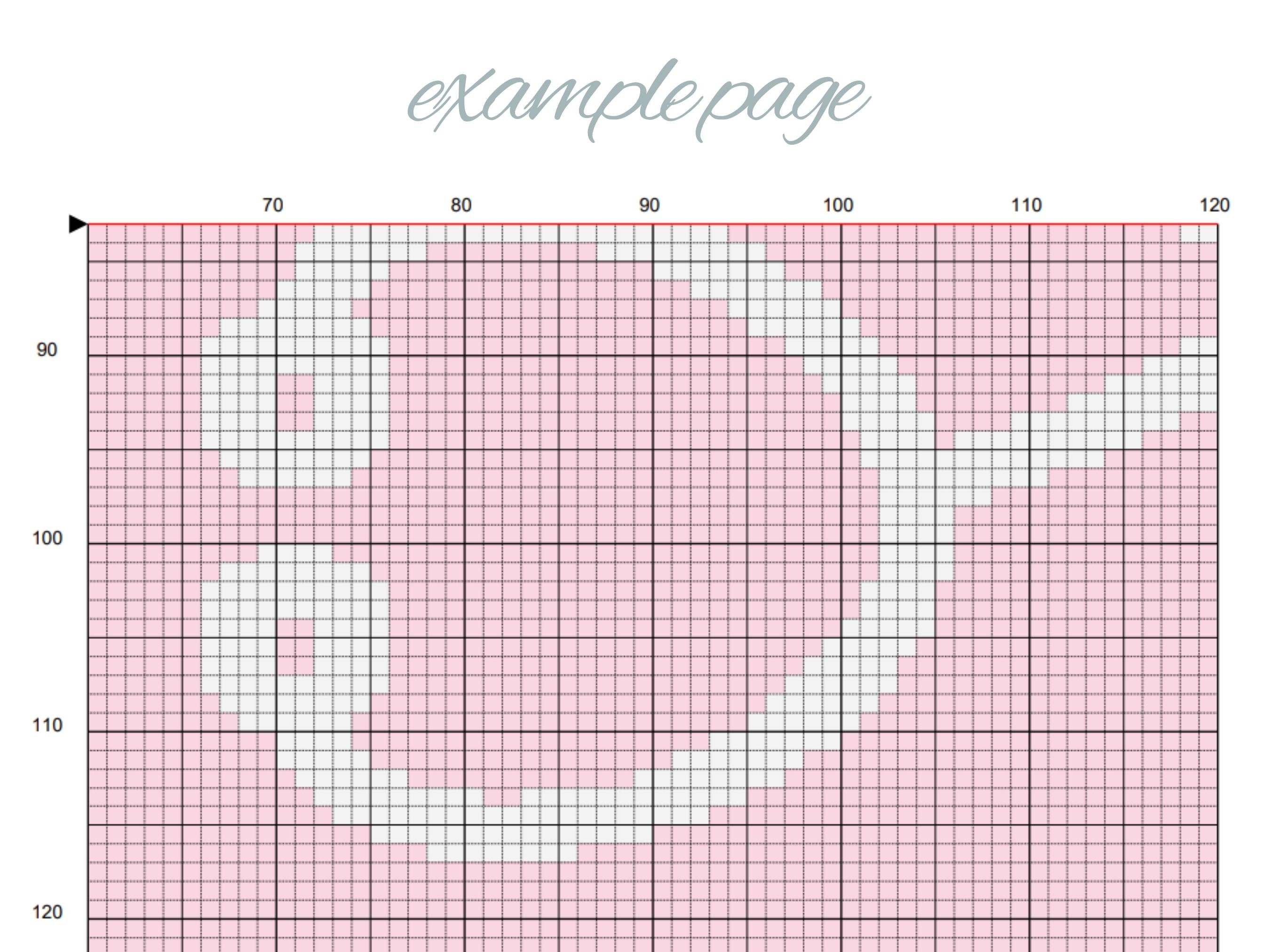 Graphghan Pattern, Nurse Stethoscope Heart, Crochet Pattern, Single ...