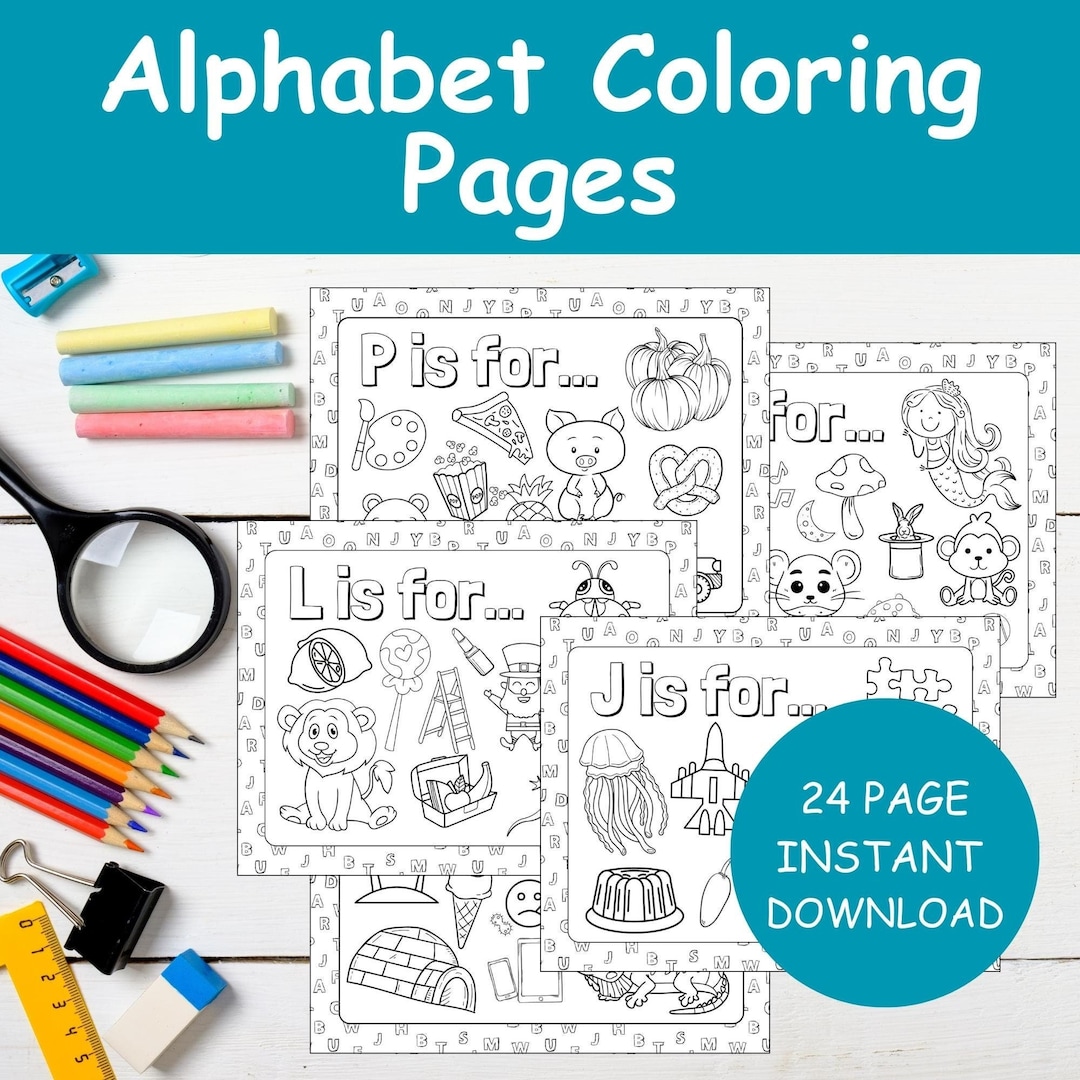 ABC Coloring Pages, Alphabet Coloring, Alphabet Worksheets ...