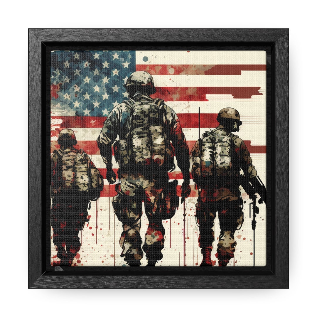 Spreading Democracy Gallery Canvas Wrap Square Frame - Etsy