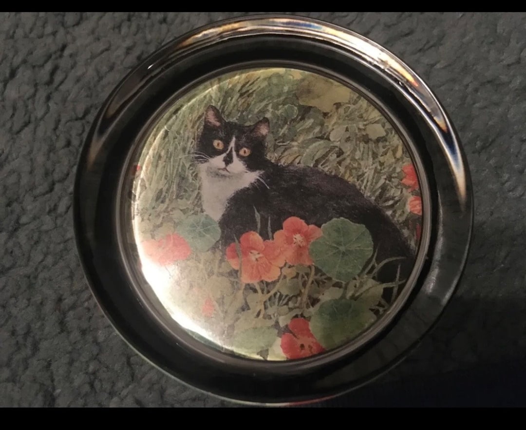 Cat Paperweight Daphne Pain Glass - Etsy