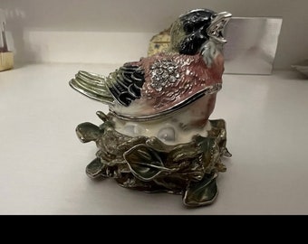 Vintage Kingspoint Design "kd" Trinket Box Collection Vivid Enamel ...